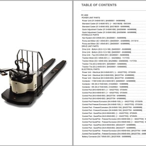 Crown PE 4000 Parts and Service Manual
