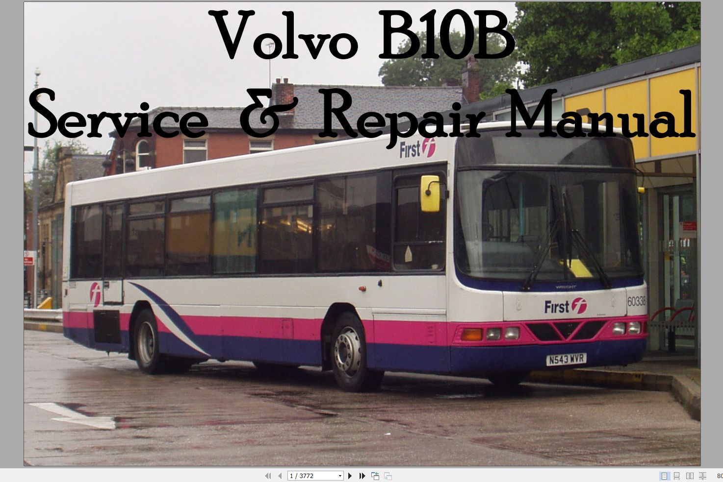 Volvo B10B Bus Service Repair Manual