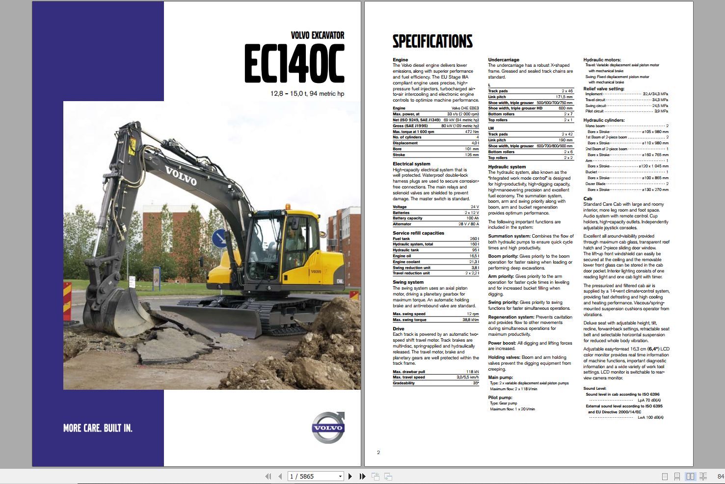 Volvo EC140C L LM Excavator Service Repair Manual