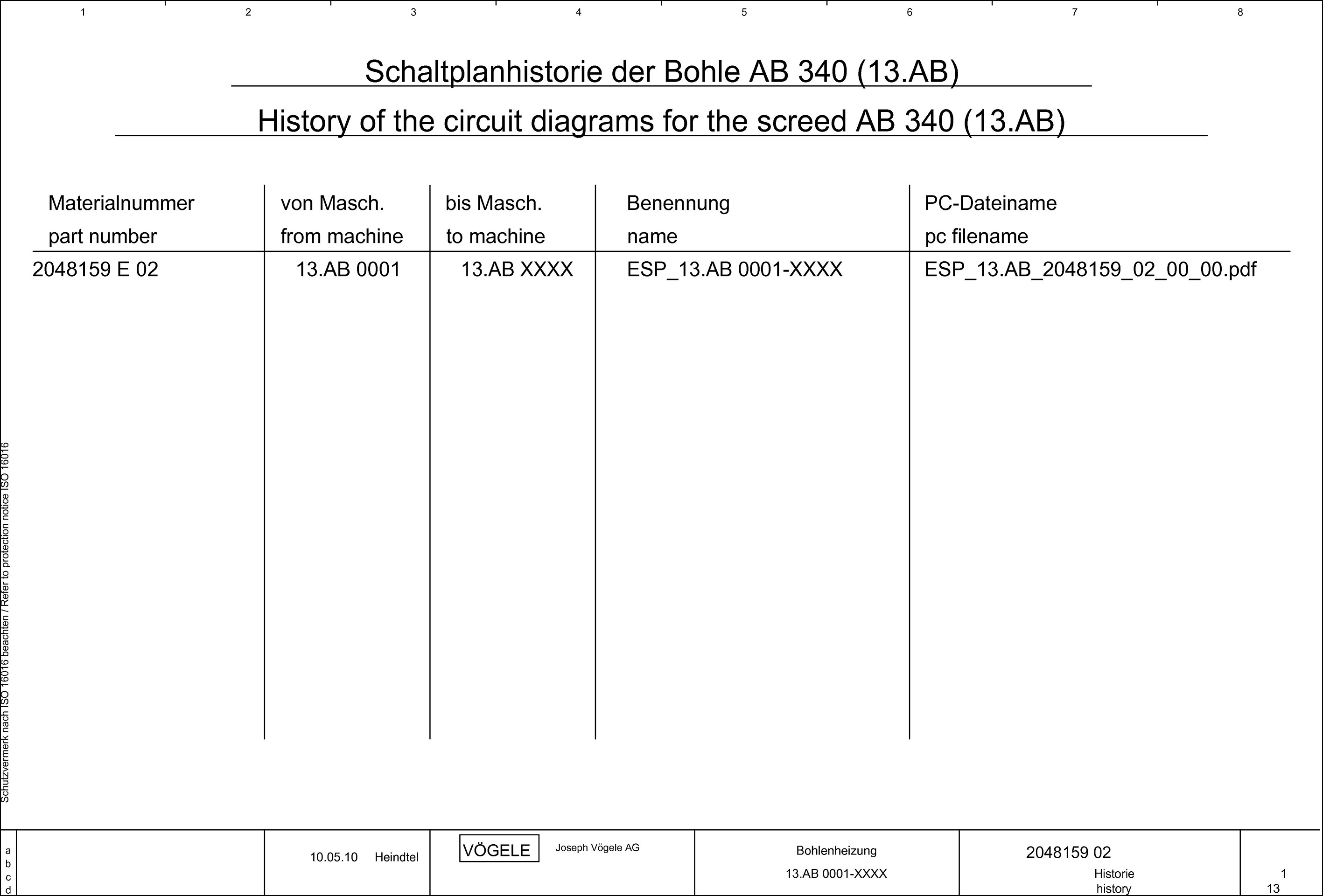 Wirtgen AB 340 Circuit Diagram 2048159_02