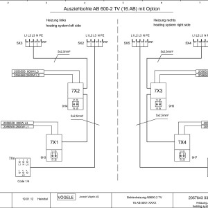 Wirtgen AB 600-2 TV Circuit Diagram 2057643_03