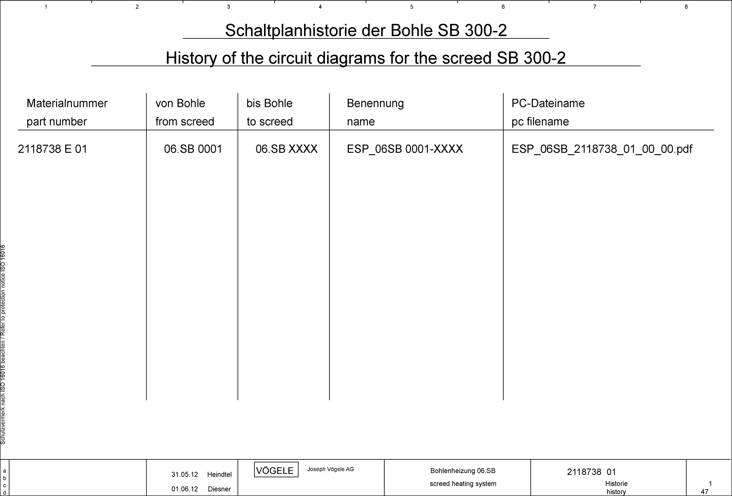 Wirtgen SB 300-2 Circuit Diagram 2118738_01
